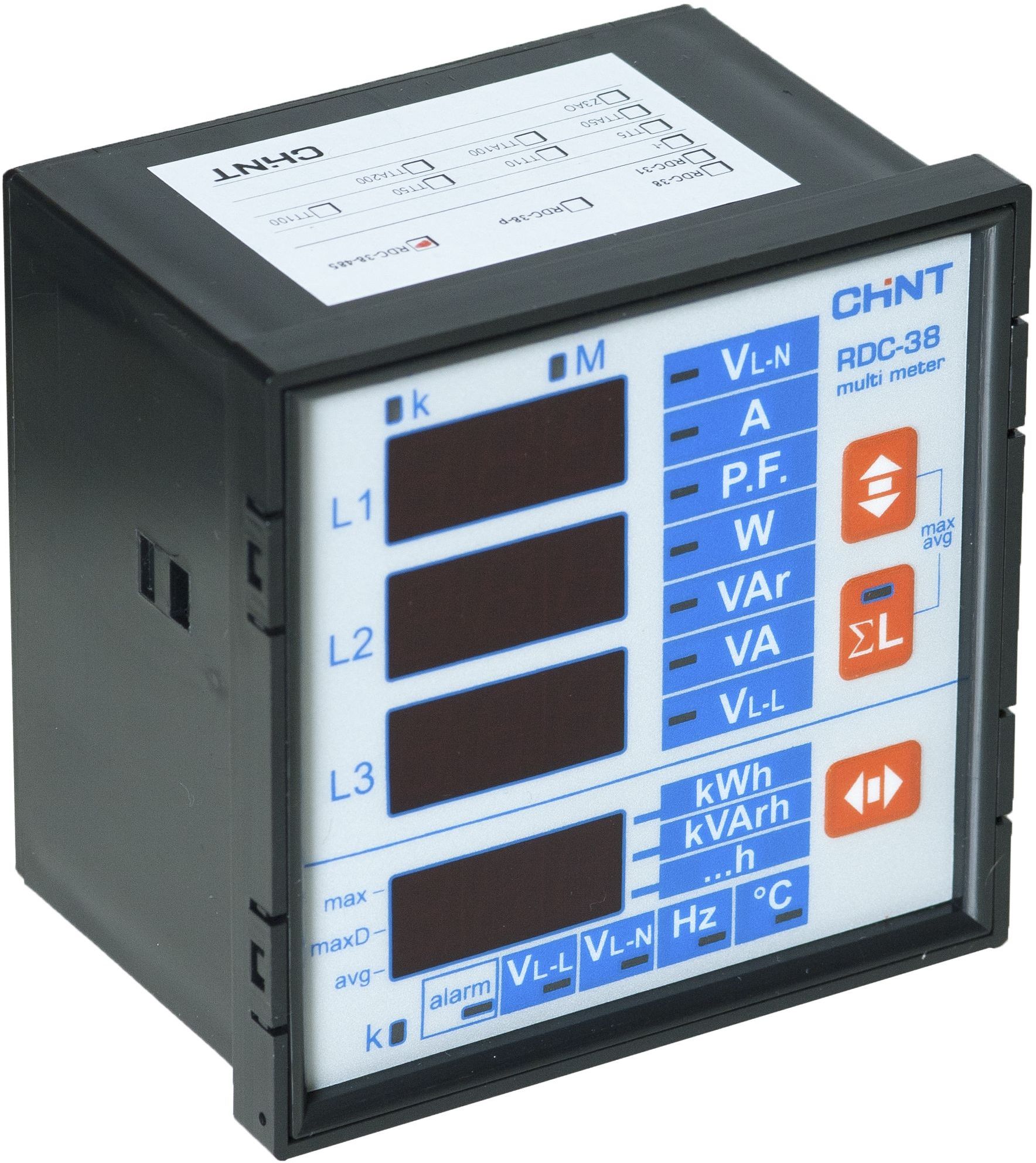 Instrumento de medida serie RDC RMC | Chint Electrics