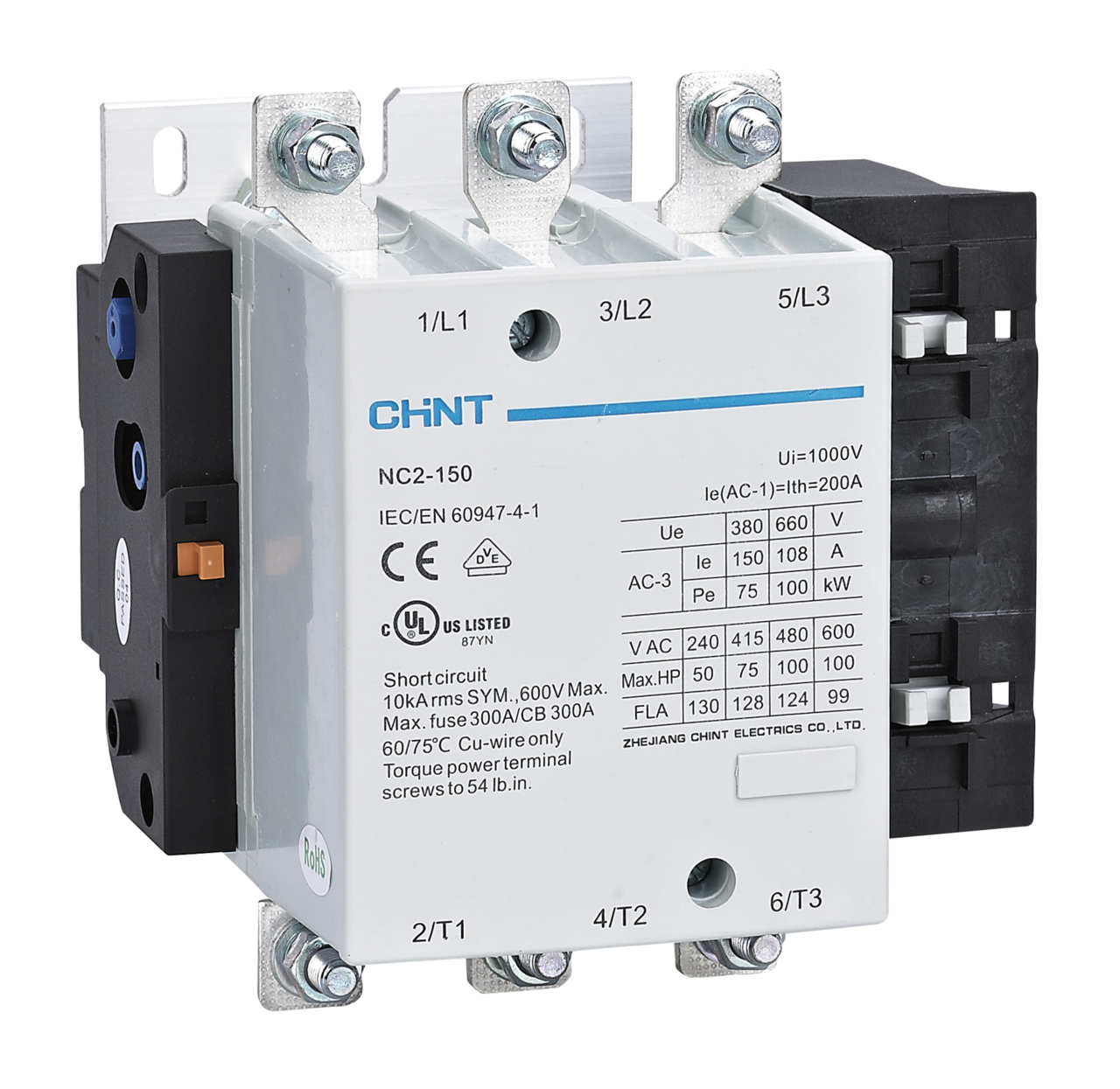 Contactor industrial serie NC2 | Chint Electrics