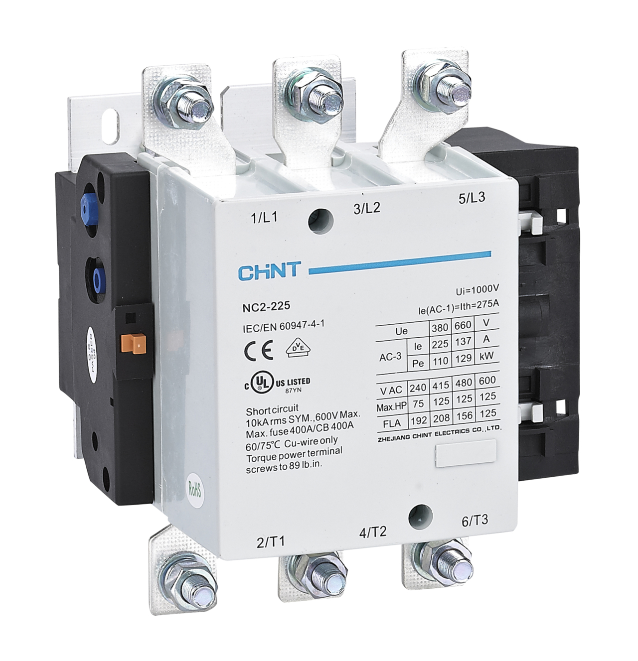 Contactor industrial serie NC2 | Chint Electrics